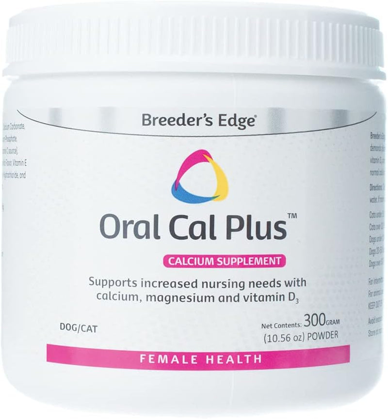 Breeder'S Edge Oral Cal plus Powder- Calcium Supplement for Dogs & Cat ...