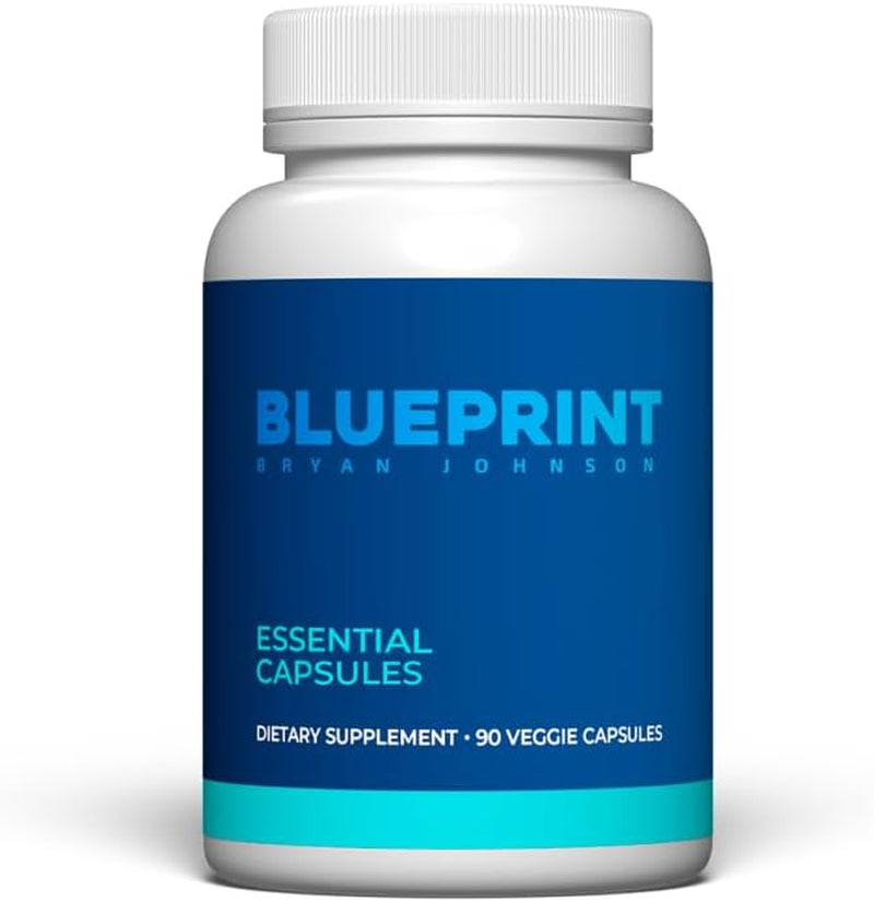 Blueprint Bryan Johnson Essential Capsules - Daily Multivitamin/Multim ...