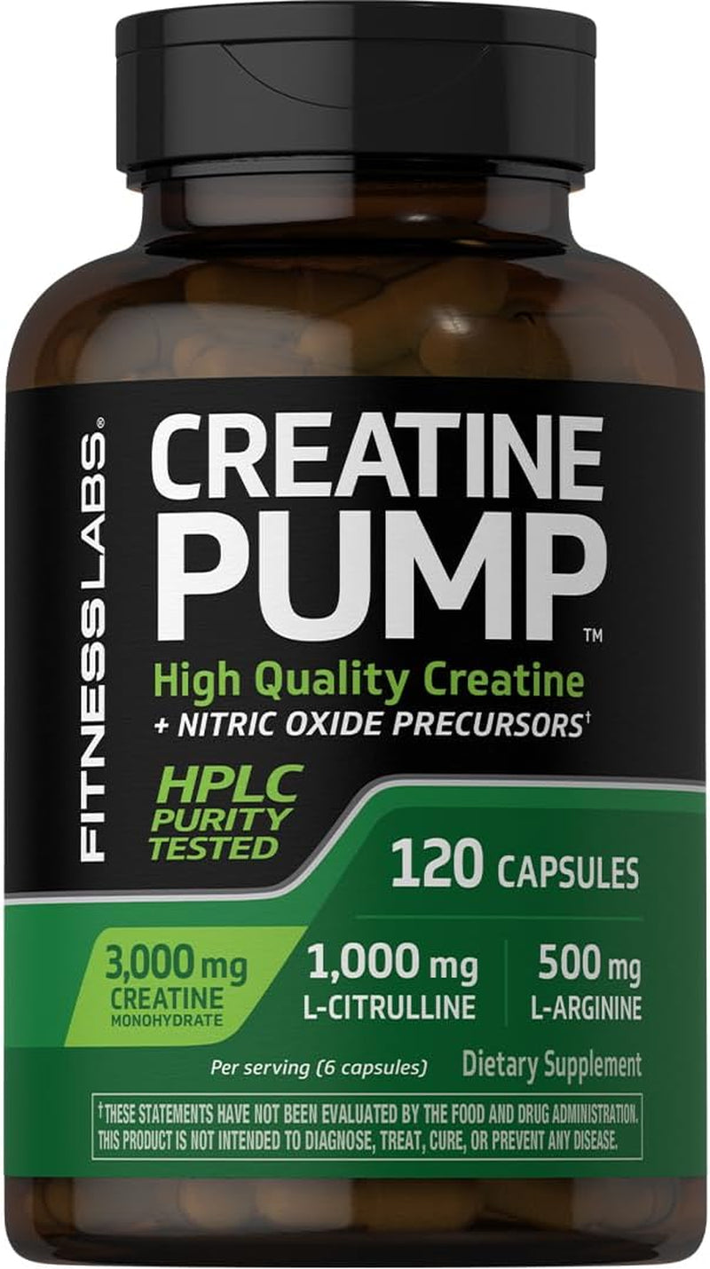 Creatine Capsules | 120 Count | 3000Mg | German Creatine Monohydrate ...