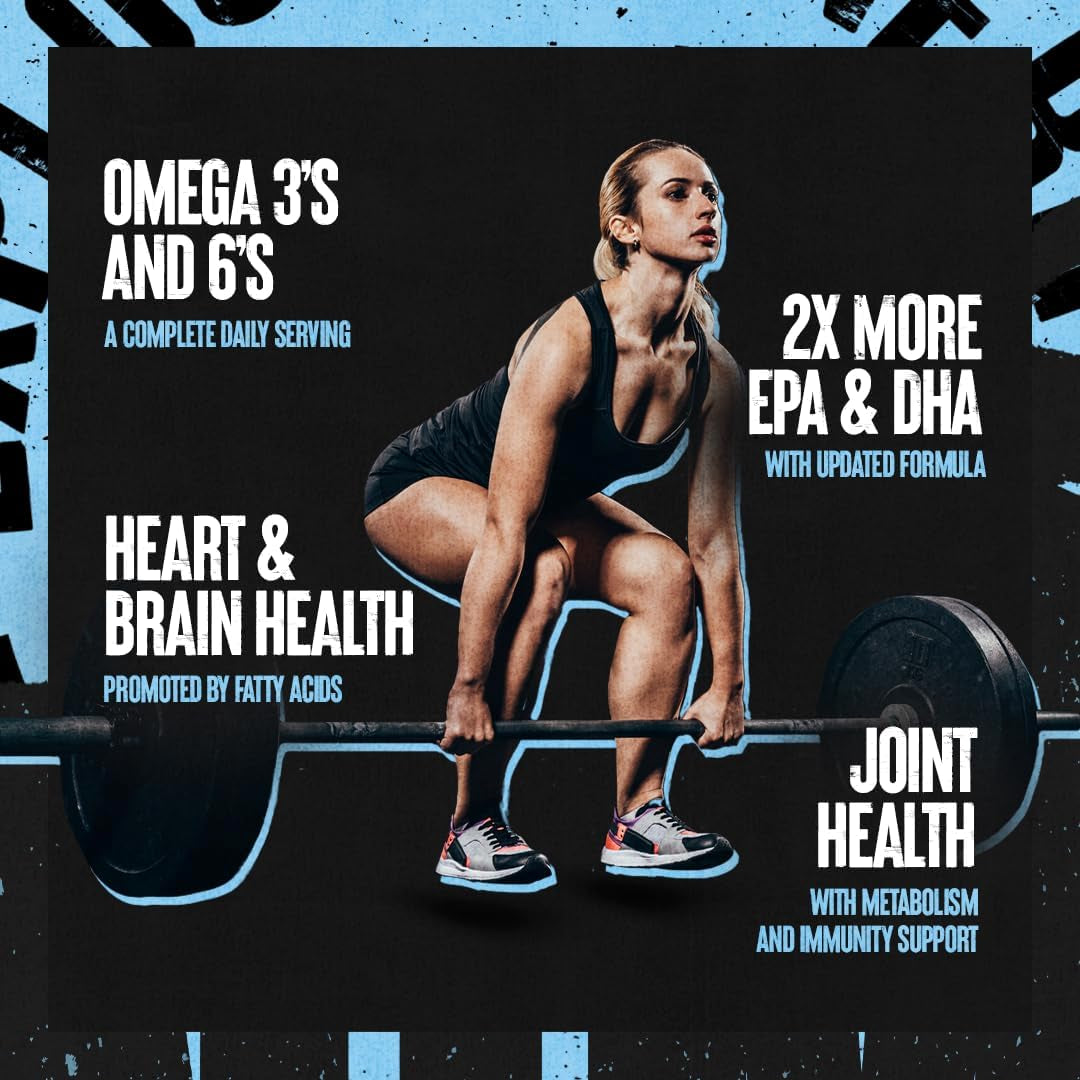 Advanced Omega Essential Fatty Acids - High Potency 3500Mg Omega 3 & O ...