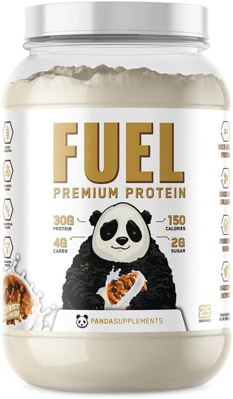Panda Fuel Premium Protein Non-Gmo Whey,Hydrolyzed Collagen,Casein,Pro ...