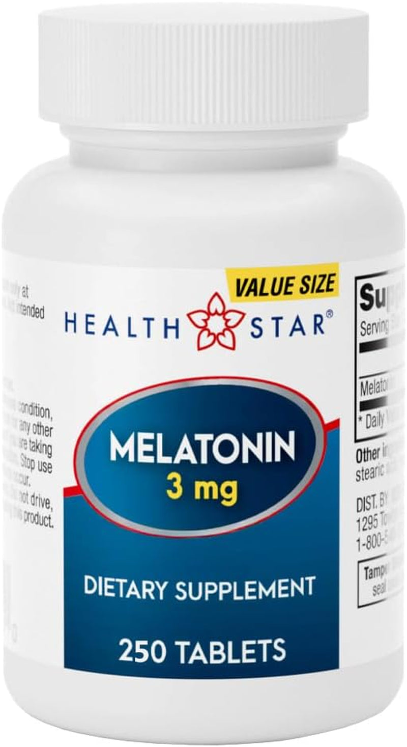 Gericare Melatonin 3Mg Tablets, Balances Nighttime Routine - Helps Adj ...