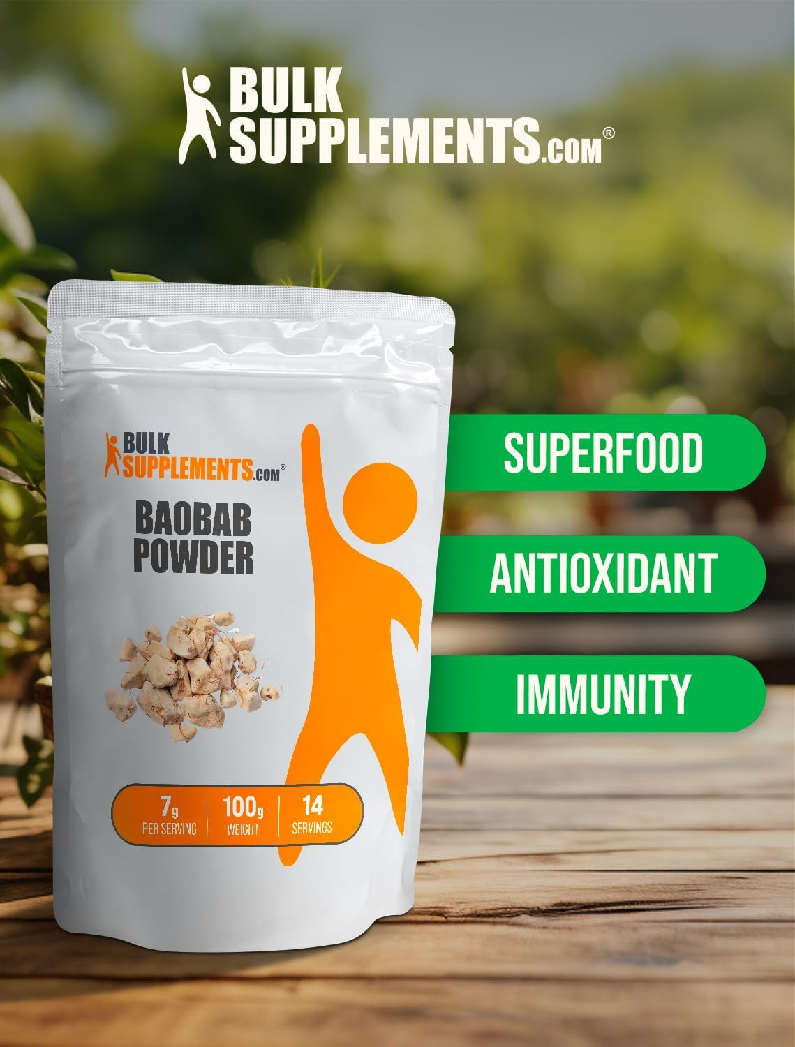 Bulksupplements.Com Baobab Powder - Baobab Supplement, from Baobab Fru ...