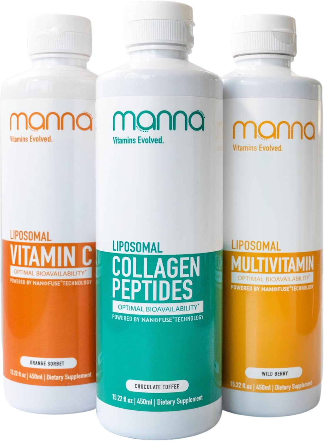 Manna Vitamins Evolved Liposomal Skin & Beauty Bundle – Daily Support ...