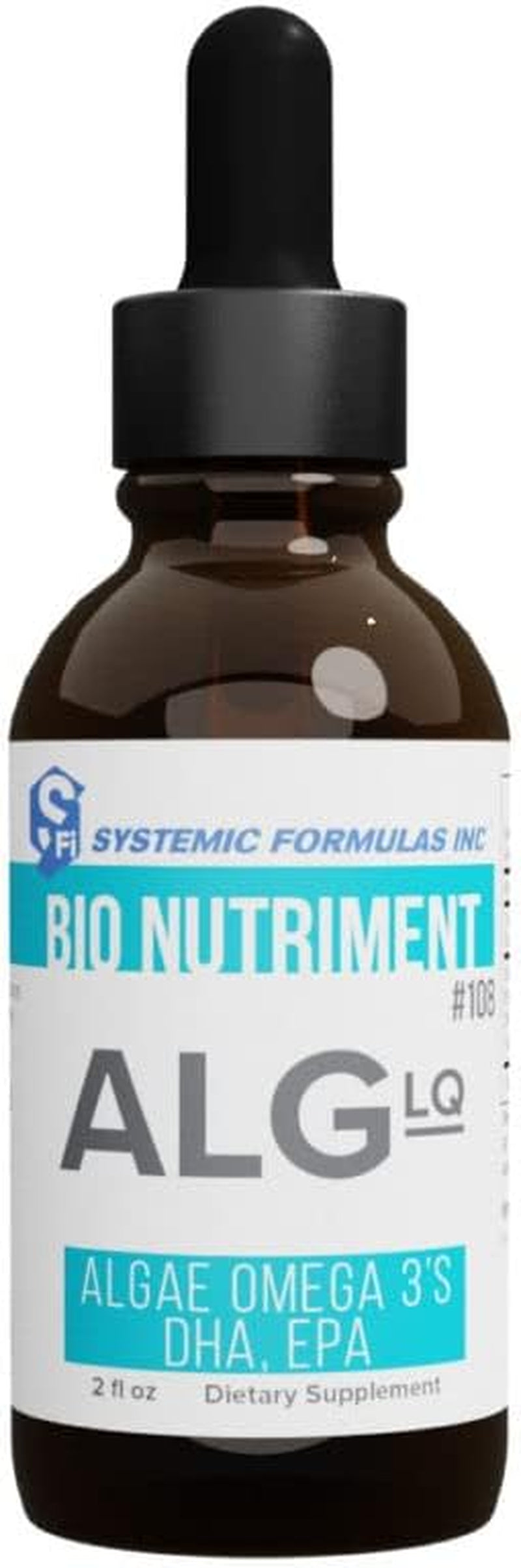 Systemic Formulas Bio Nutriemnt #108 ALG LQ 2 Fl Oz Algae, Omega 3'S ...