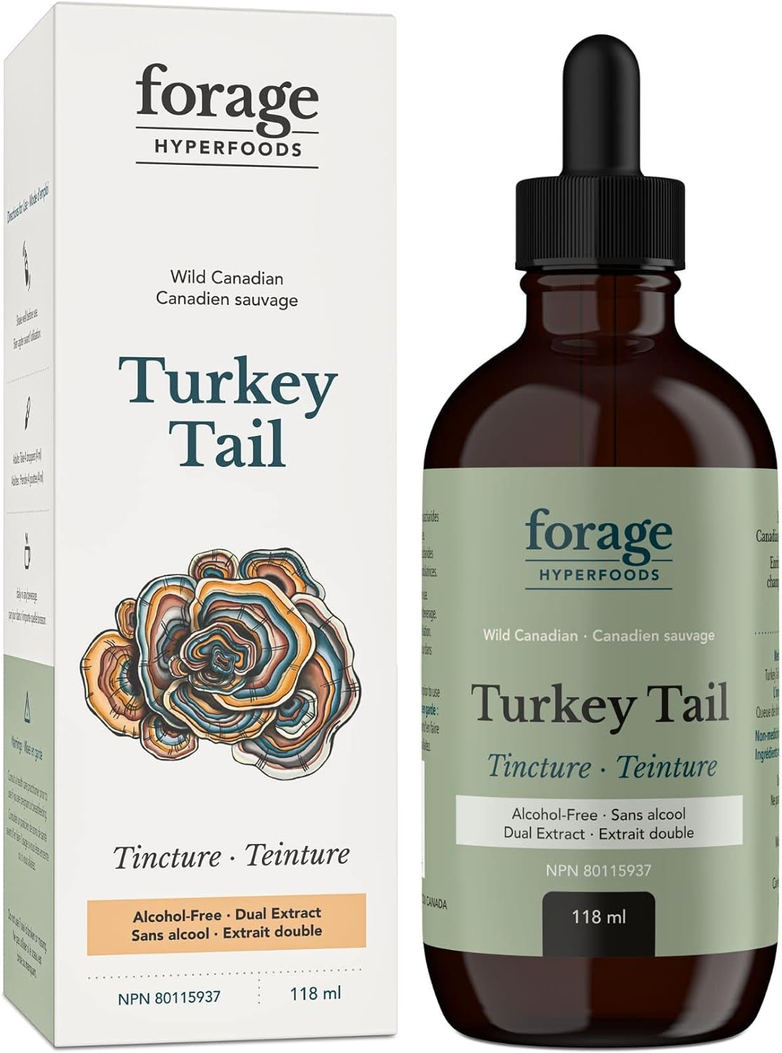 Forage Hyperfoods- Alcohol-Free Canadian Wild Turkey Tail Mushroom Sup ...
