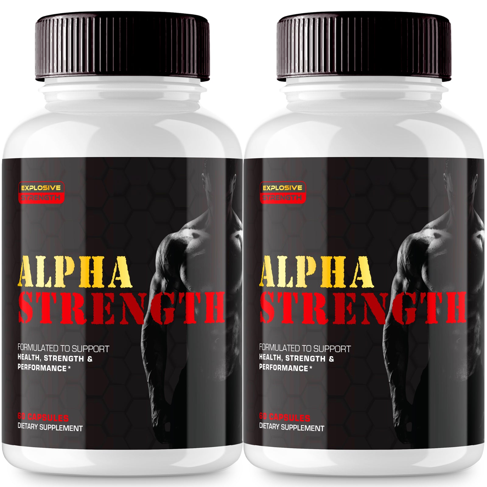 Alpha Strength Capsules - Official Formula (2 Pack) – SuppsWorld