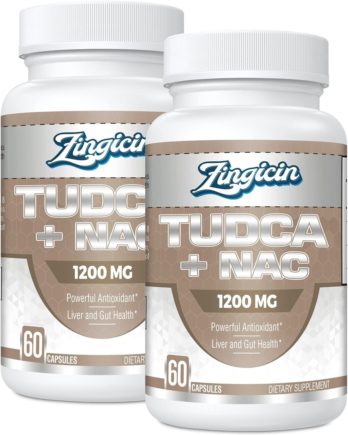 TUDCA with NAC Supplement 1200Mg - 120 Capsules,Powerful TUDCA Bile Sa ...