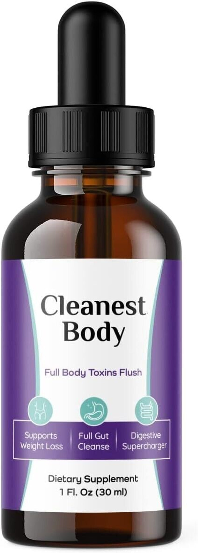 1 Pack - Cleanest Body Drops, Full Body Flush Management, Cleanse, and ...