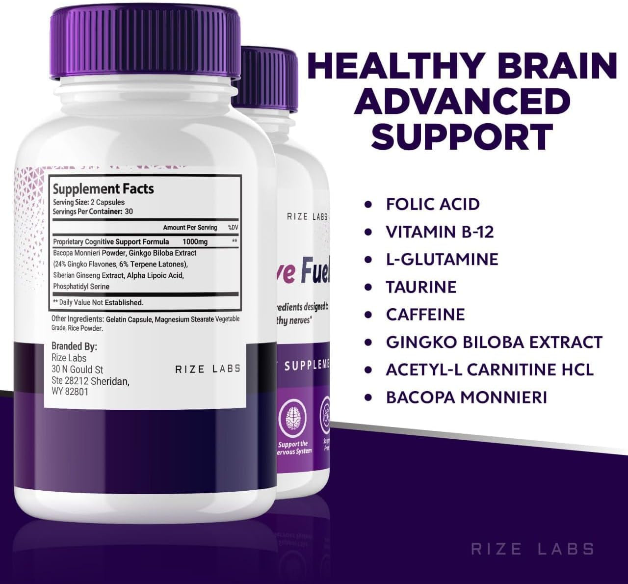 Nerve Fuel Capsules, Nerve Fuel Supplement Used for Lessening the Inte ...