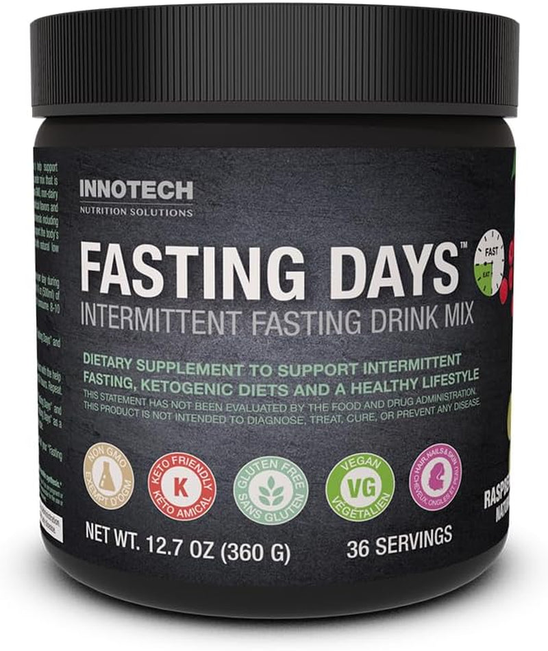 INNOTECH Nutrition: Fasting Days Intermittent Fasting Drink Mix - Rasp ...