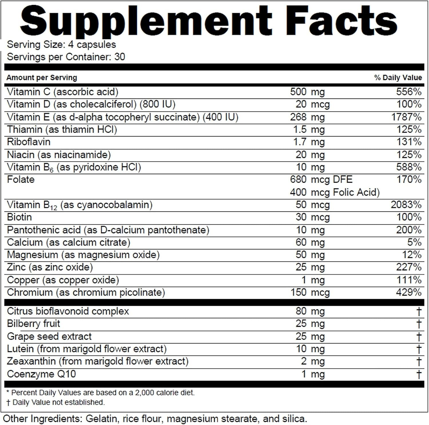 Doctor'S Advantage Macular Shield Areds 2 plus Complete Multivitamin ...